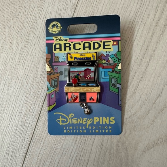 Disney | Accessories | New Disney Arcade Pinocchio Pin | Poshmark